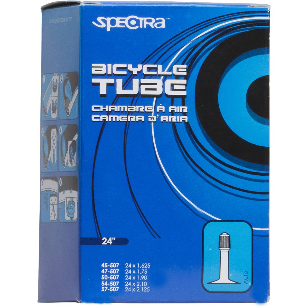 Spectra 24 47/57-507 cykelslang med bilventil Svart | INTERSPORT