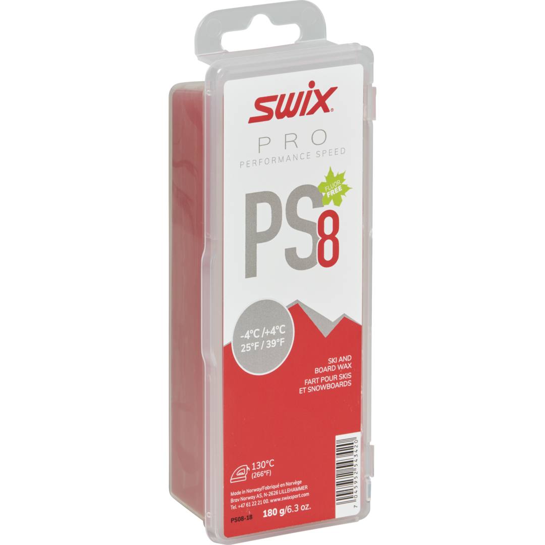 Swix PS8 Red -4°C/+4°C 180g glidvalla Röd | INTERSPORT