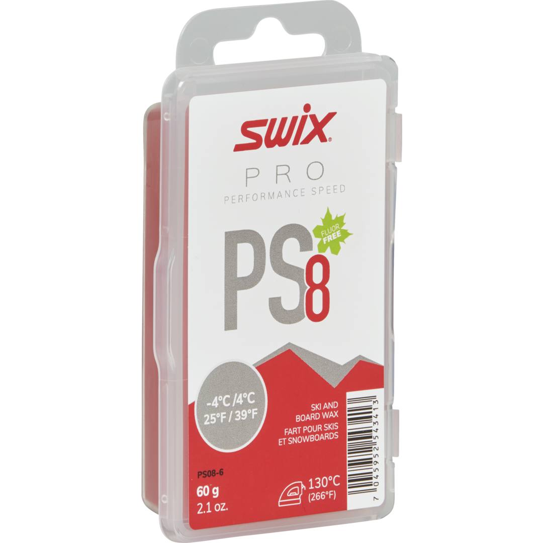 Swix PS8 Red -4°C/+4°C 60g glidvalla Röd | INTERSPORT