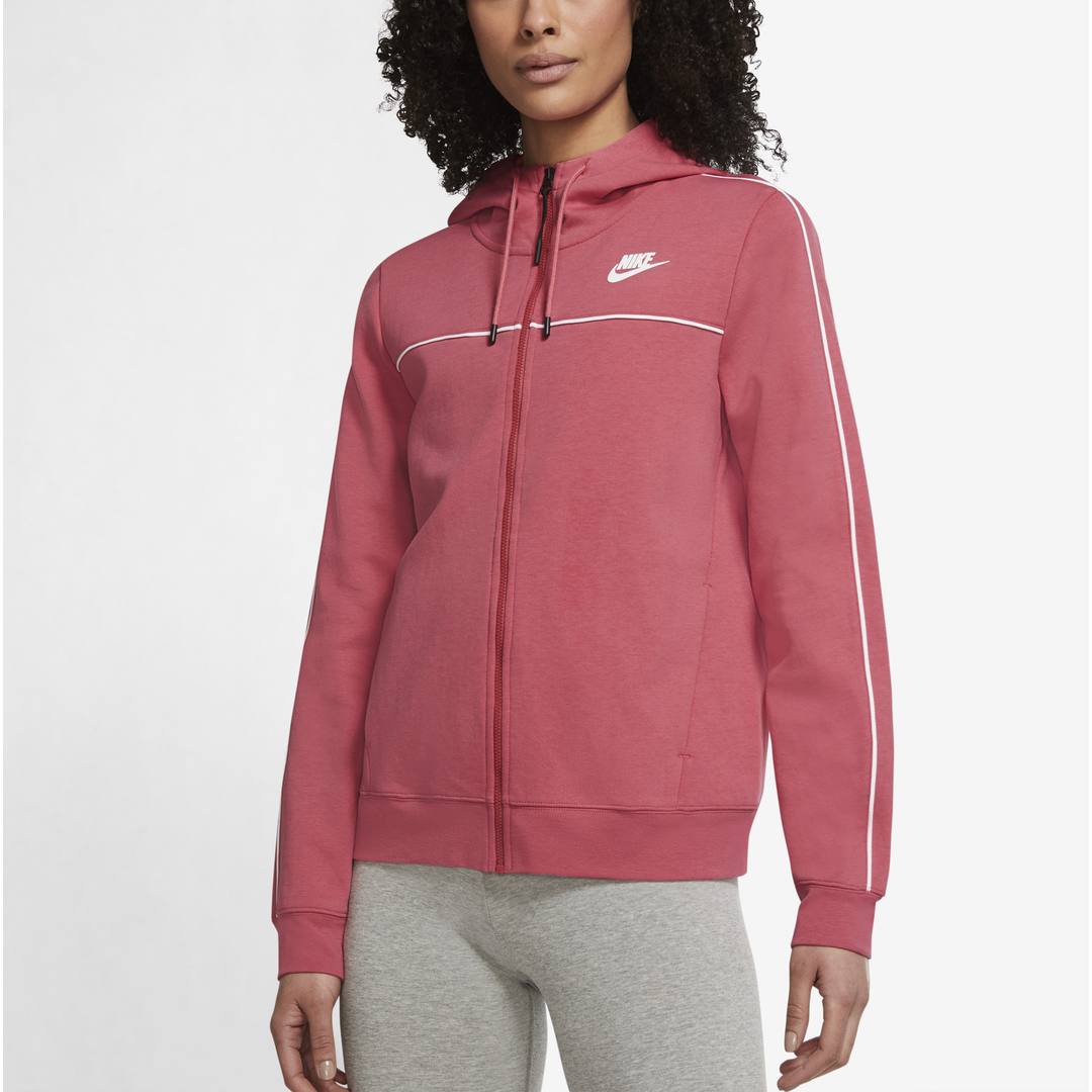Nike NSW Millenium FZ W huvtröja Rosa | INTERSPORT