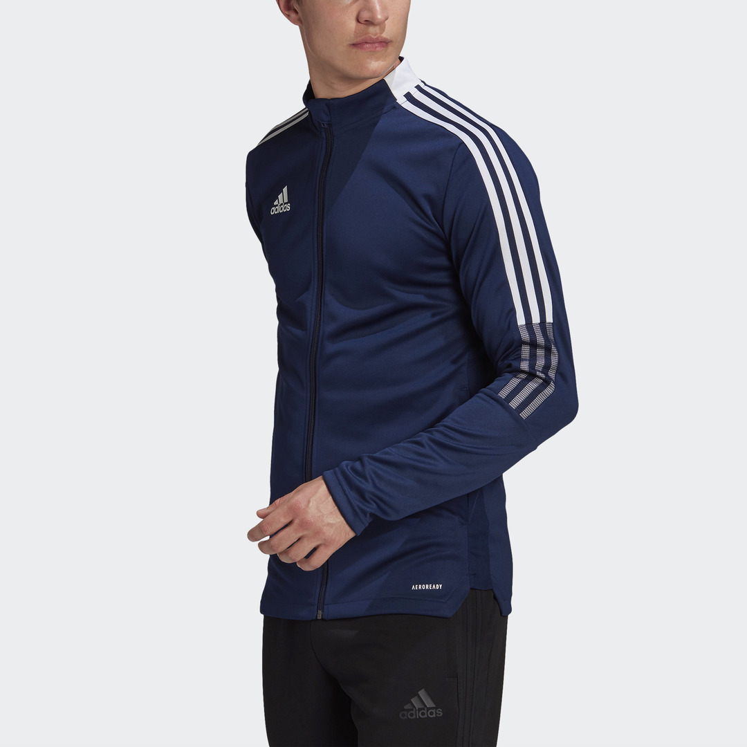 adidas Tiro 21 träningsjacka Blå | INTERSPORT