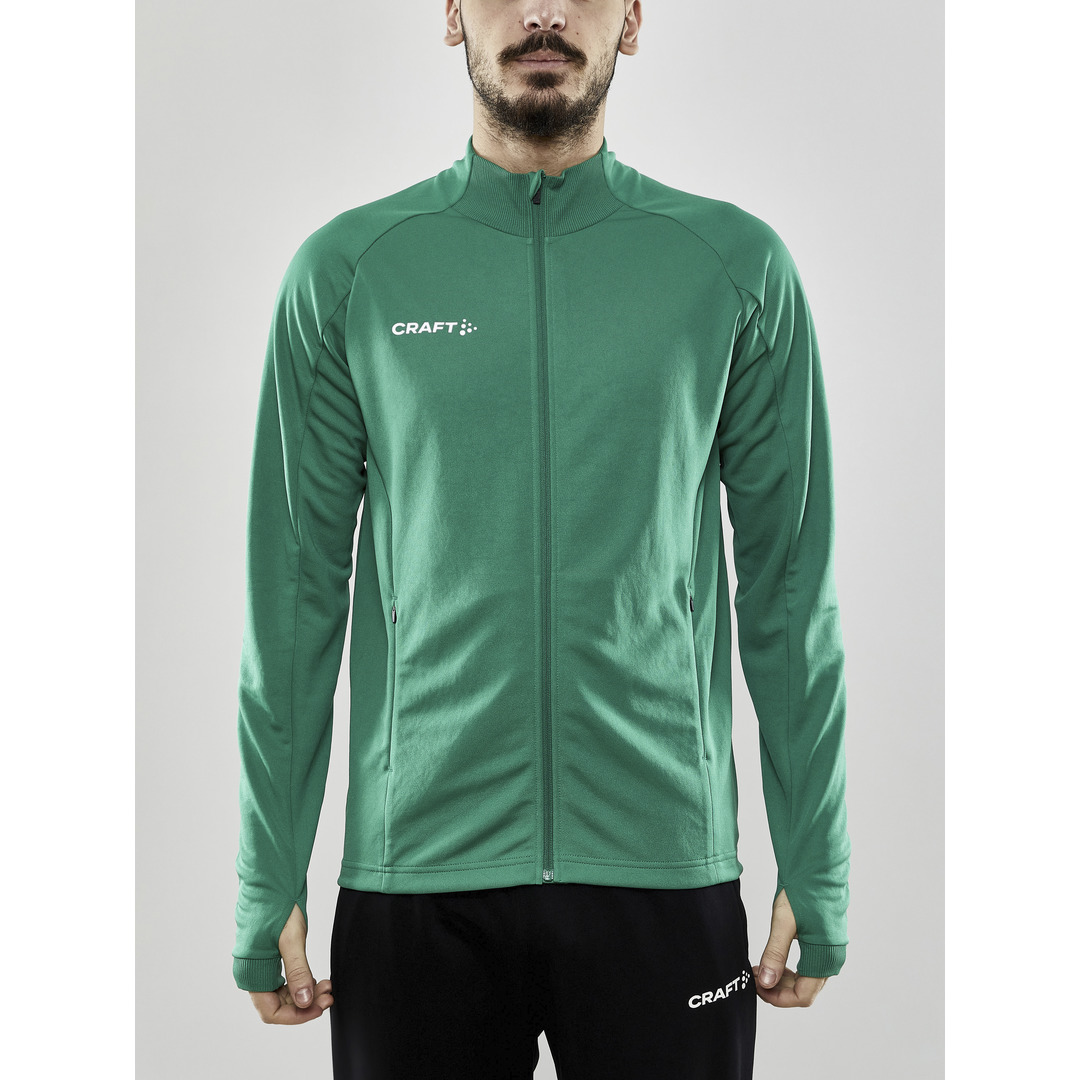 Craft Evolve Fullzip M Träningsjacka Grön | INTERSPORT
