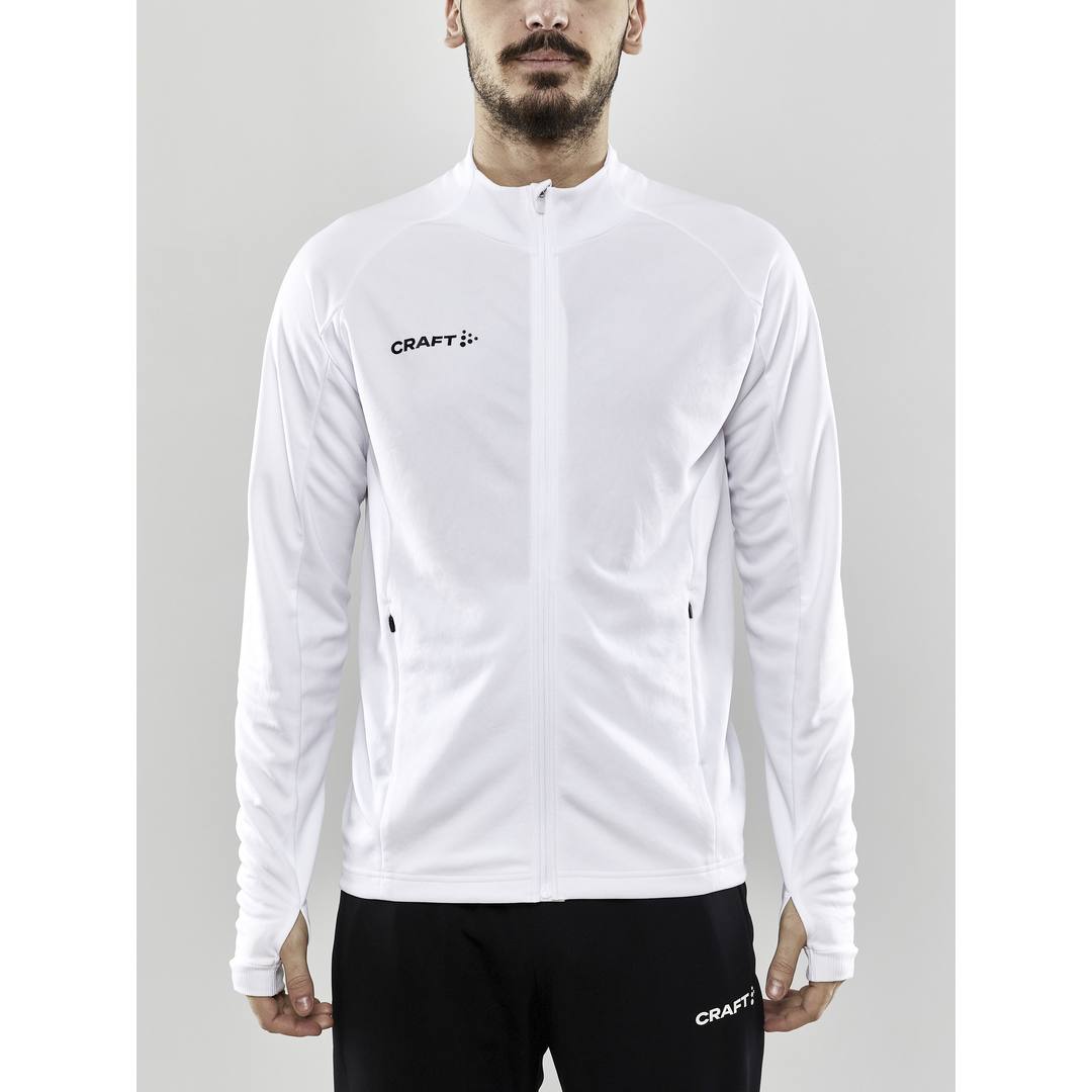 Craft Evolve Fullzip M Träningsjacka Vit | INTERSPORT