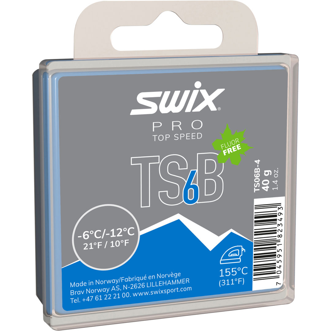 Swix TS6 Black -6°C/-12°C glidvalla Blå | INTERSPORT