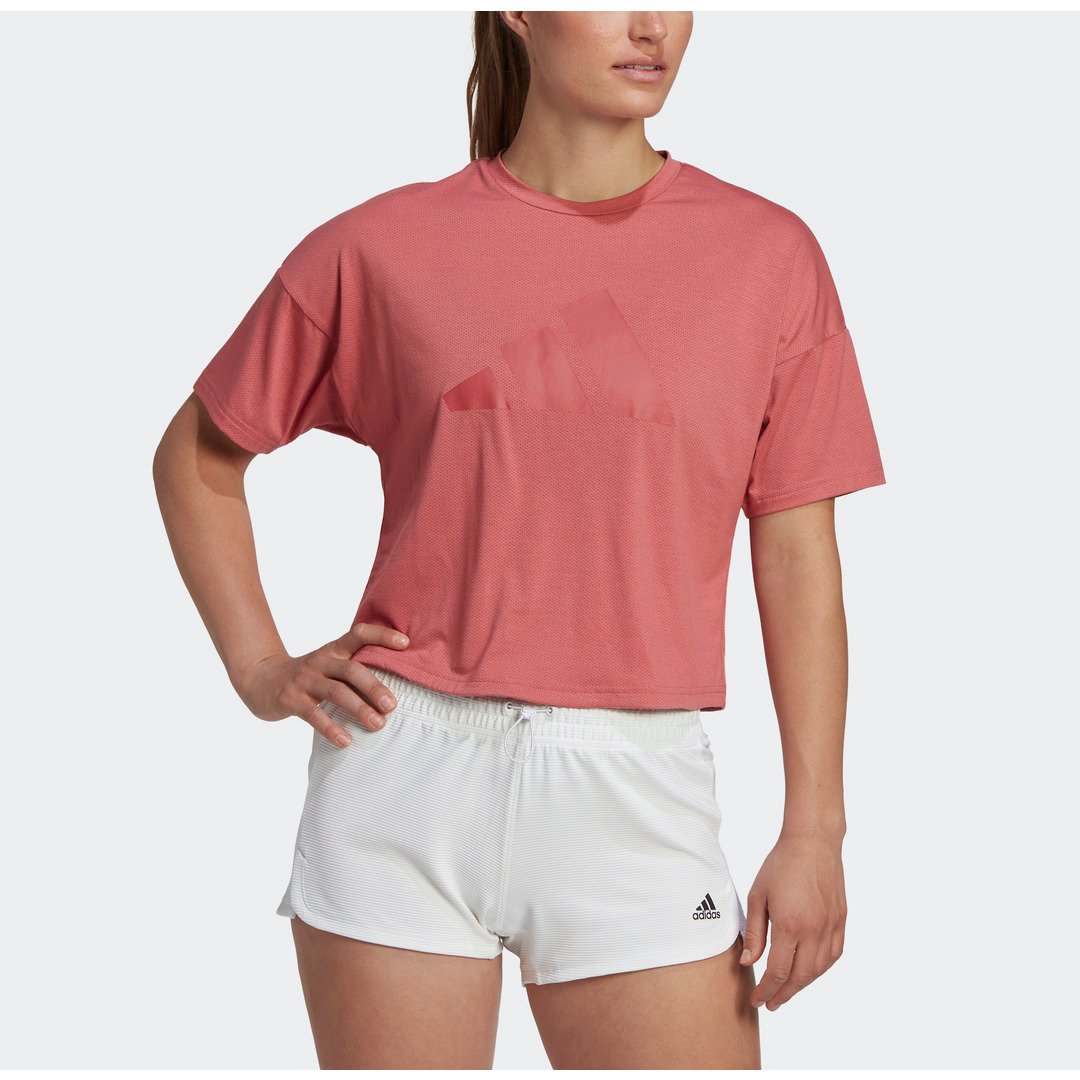adidas 3 Bar träningst-shirt Rosa | INTERSPORT