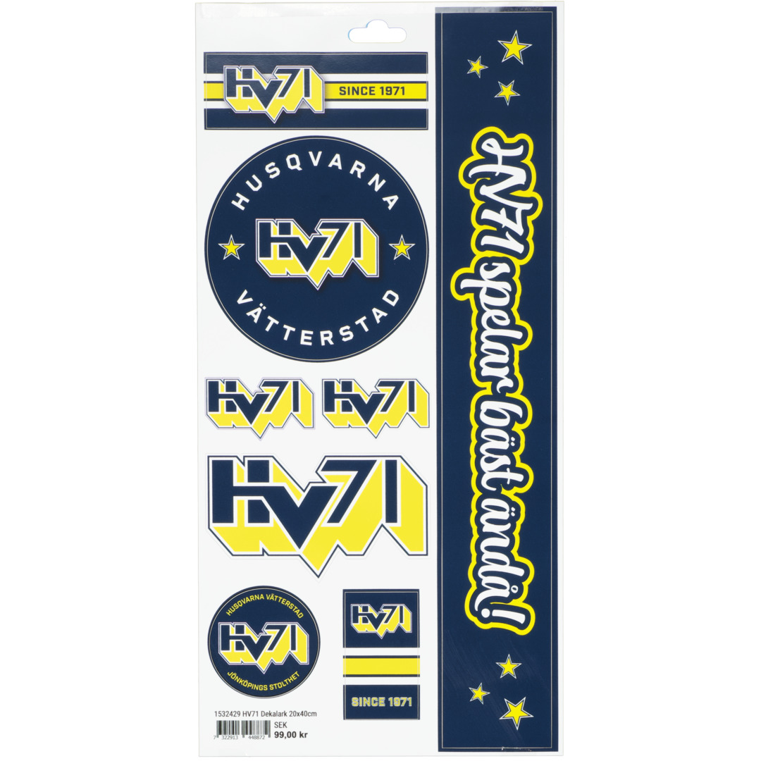 HV71 Dekalark 20x40cm Flerfärgad | INTERSPORT