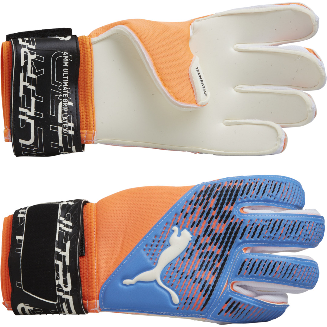 Puma Ultra Grip 2 RC målvaktshandskar - Ultra Orange-Blue Glimmer - Köp ...