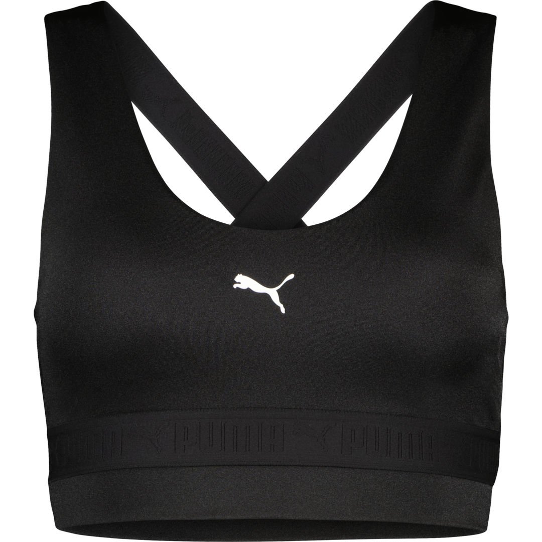 Puma Strong Shine Mid Impact sport-BH Svart | INTERSPORT