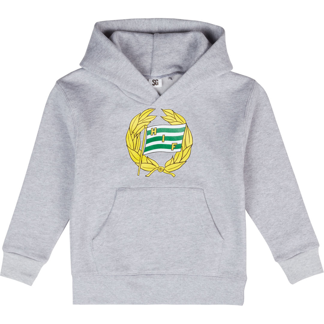 Hammarby LOGO JR HOOD Grå | INTERSPORT