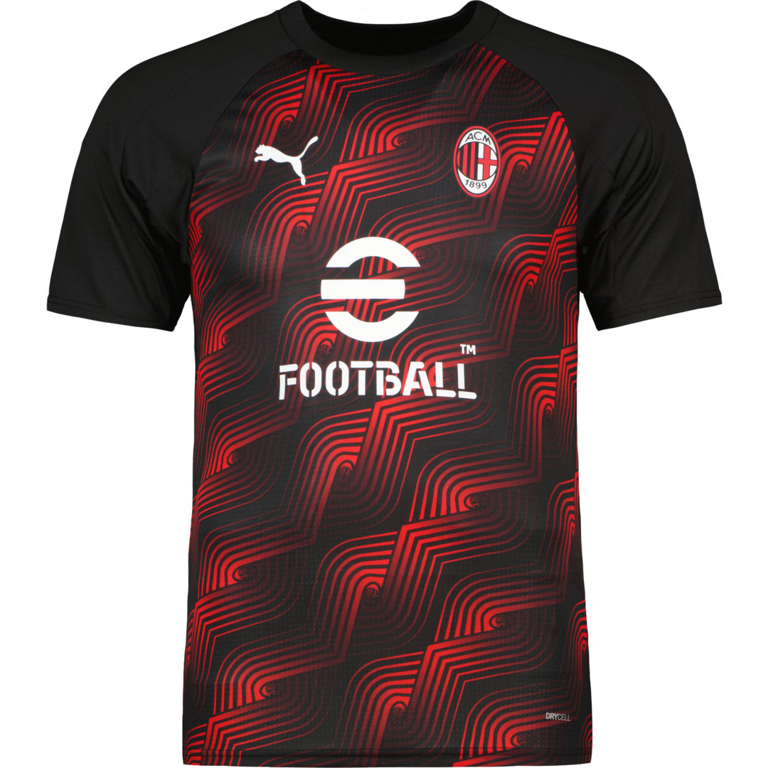 Puma AC Milan Prematch JR träningst-shirt Svart | INTERSPORT