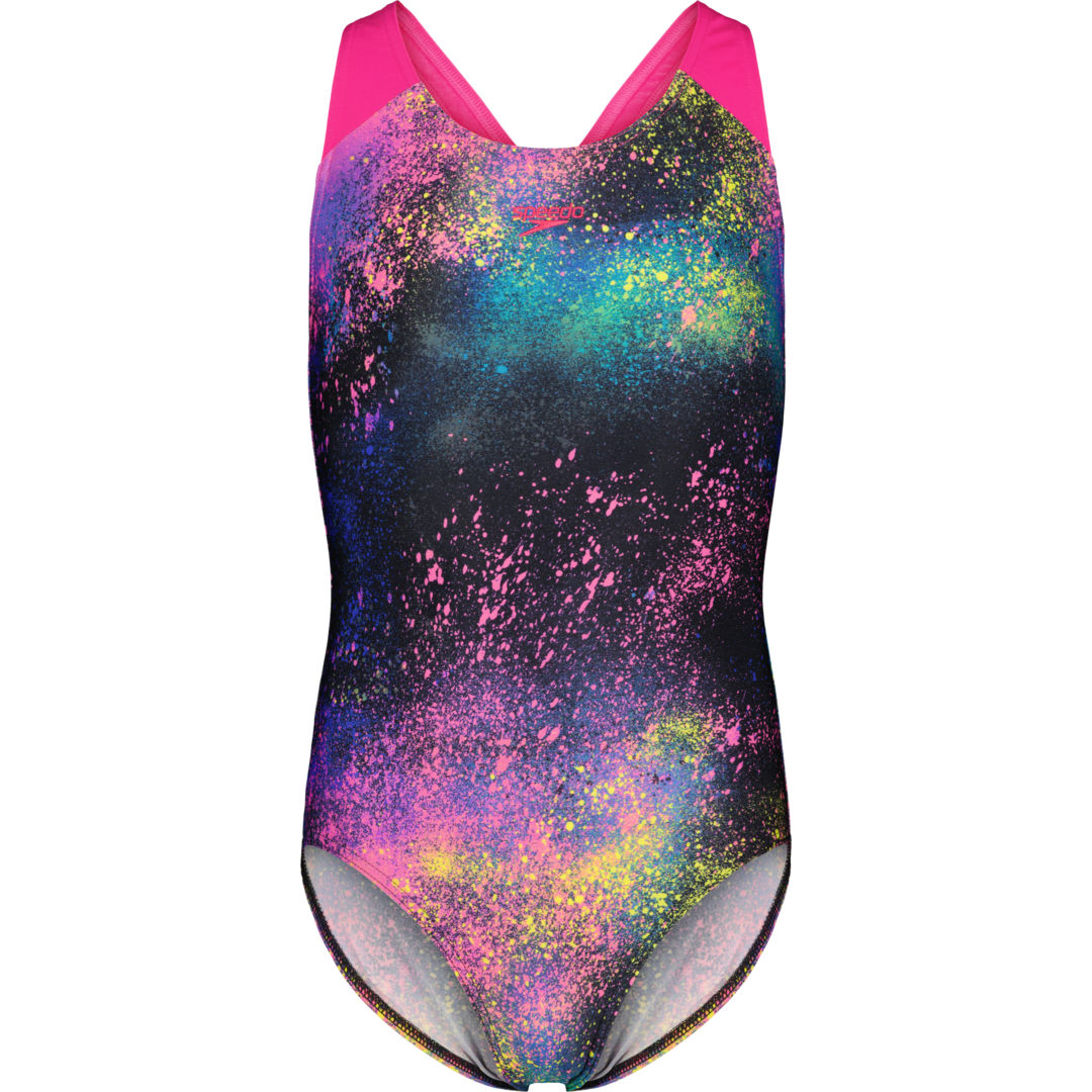 Speedo Digital Allover Splashback JR baddräkt Flerfärgad | INTERSPORT
