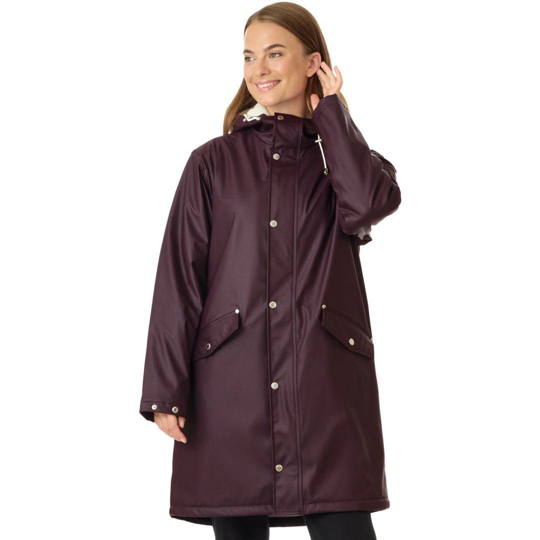 McKinley Pile Lined W regnjacka Röd | INTERSPORT