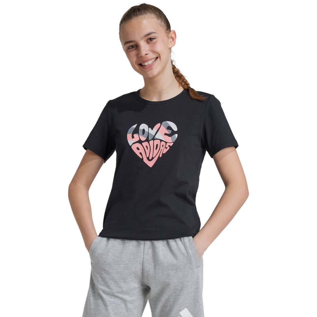 adidas Xpress Girls JR t-shirt Svart | INTERSPORT