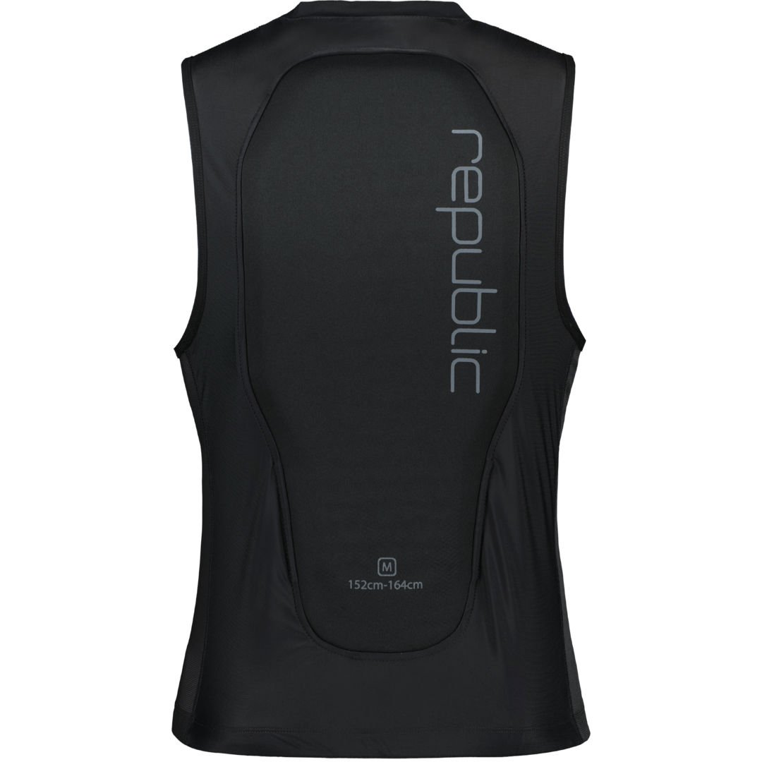 Republic Protection Shield Vest ryggskydd Svart | INTERSPORT