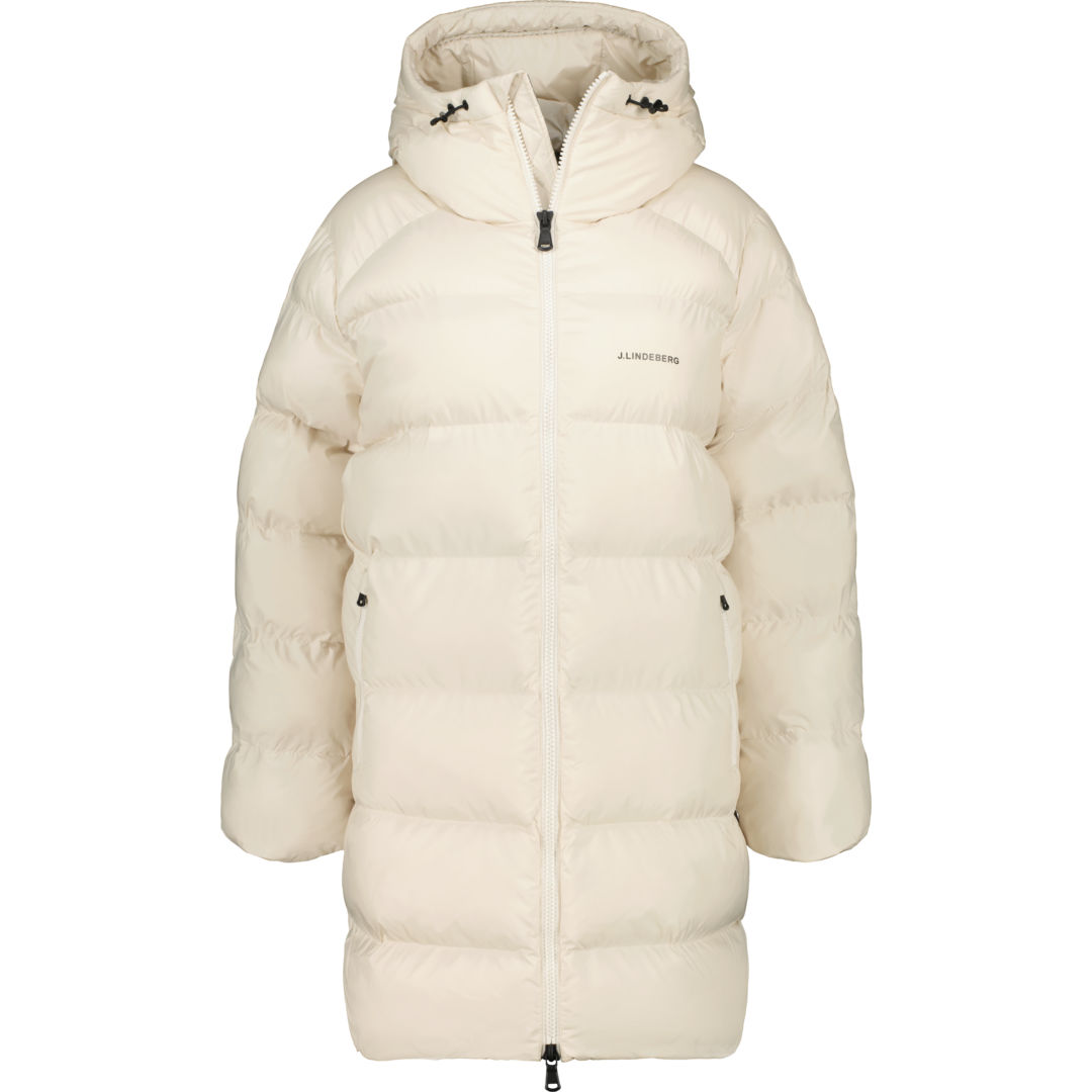 J.Lindeberg Baryl Padded Parka W vinterjacka Vit | INTERSPORT