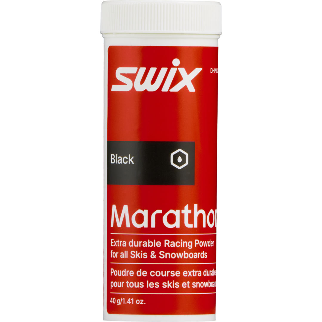 Swix Marathon Black Powder 40g glidvalla Röd | INTERSPORT