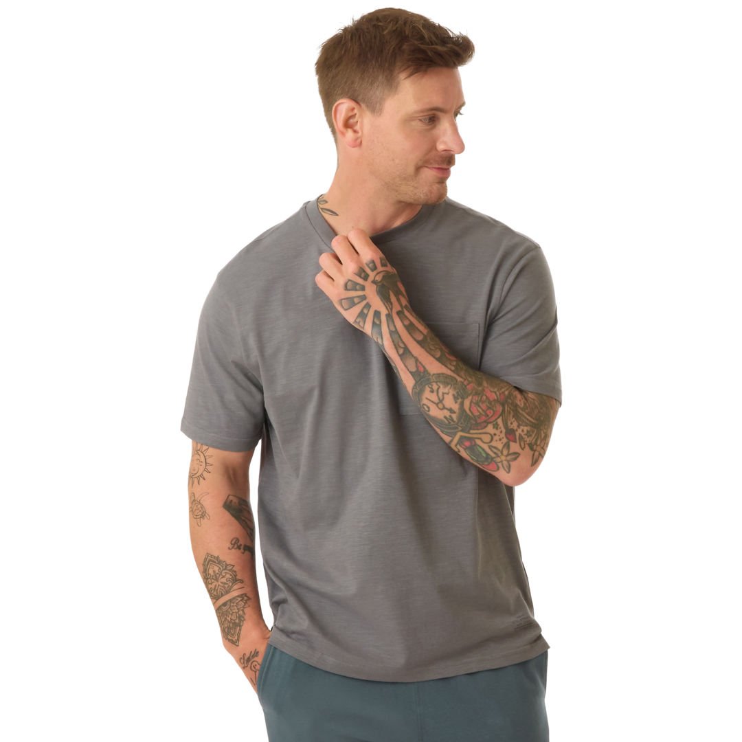 Firefly Core Slub M t-shirt Grå | INTERSPORT