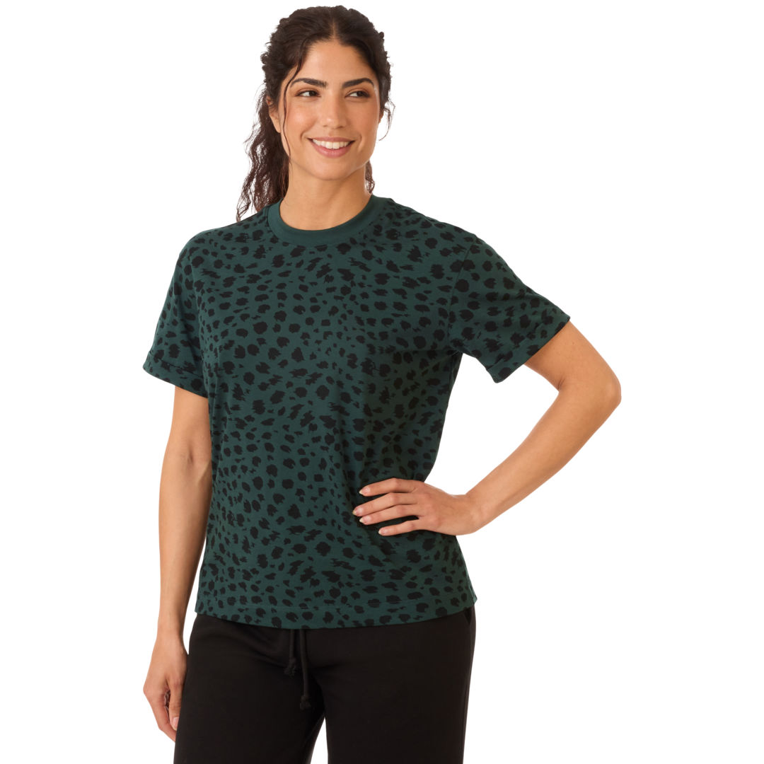 Firefly Moa Printed W t-shirt Grön | INTERSPORT