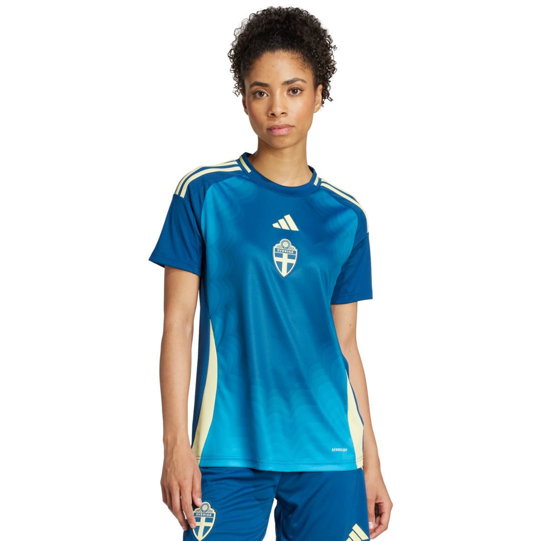 adidas Sweden 25 Away W matchtröja Blå | INTERSPORT