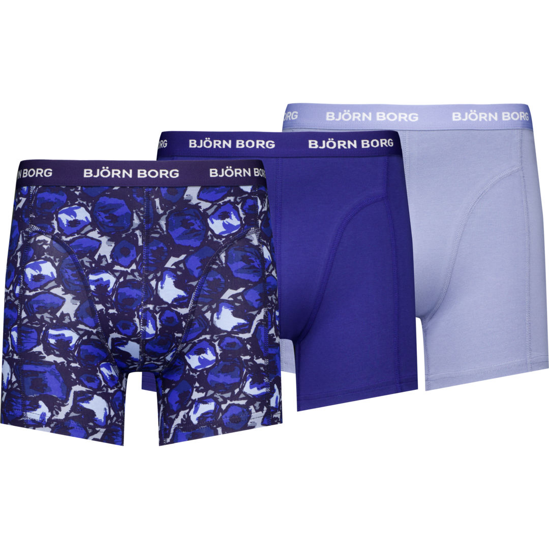 Björn Borg Cotton Stretch 3-pack kalsonger Blå | INTERSPORT