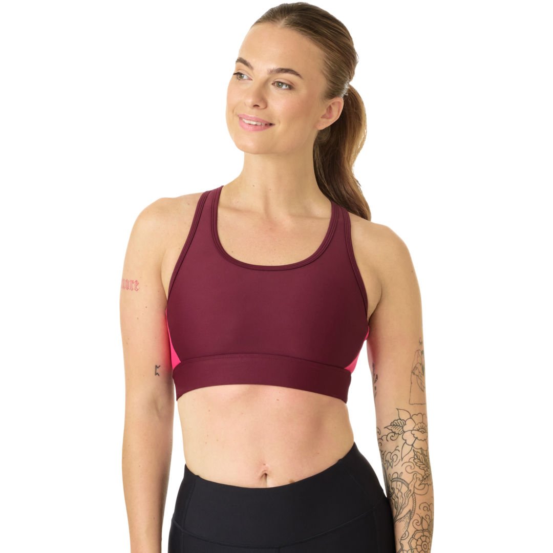 Energetics Karin Medium Support sport-BH Röd | INTERSPORT