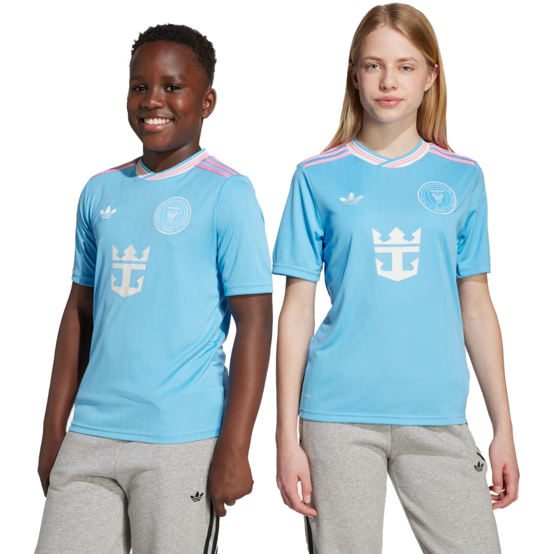 adidas Originals Inter Miami CF Third 25 JR matchtröja Blå | INTERSPORT