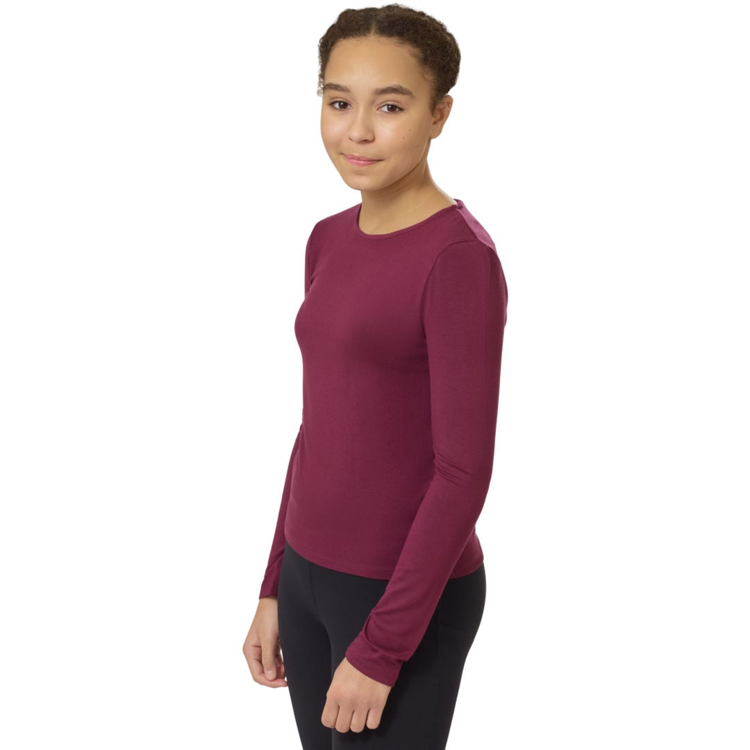 Firefly Juno Long Sleeve JR t-shirt Röd | INTERSPORT
