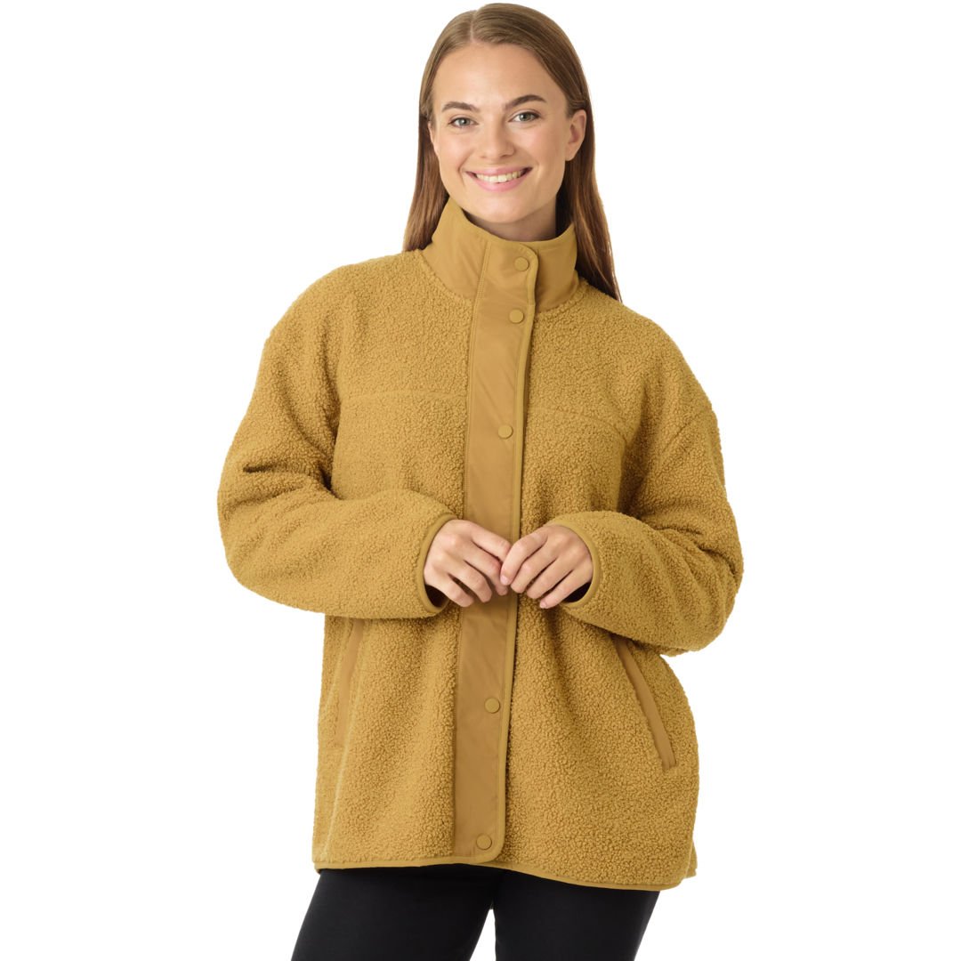 Firefly Ella Pile W fleecejacka Brun | INTERSPORT