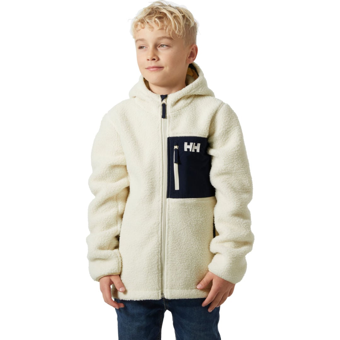 Helly Hansen Champ 2.0 JR fleecejacka Vit | INTERSPORT