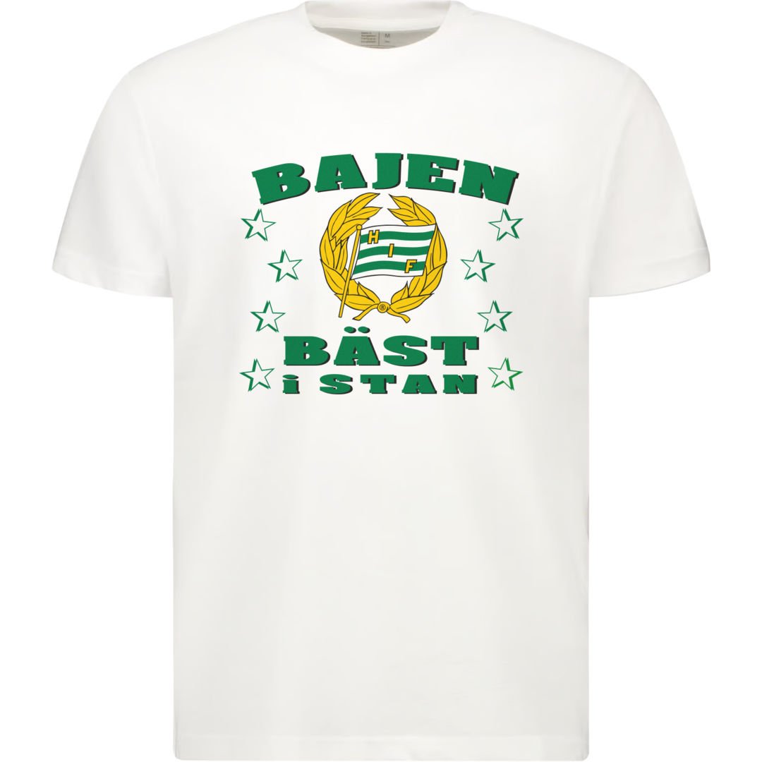 Hammarby Bajen Bäst I Stan M t-shirt Vit | INTERSPORT
