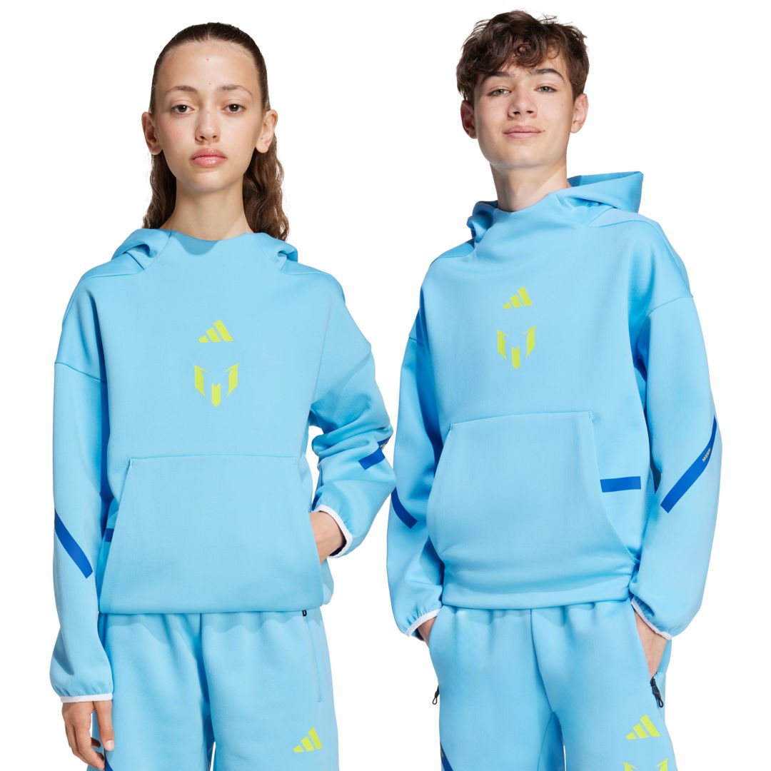 adidas Messi ZNE JR huvtröja Blå | INTERSPORT