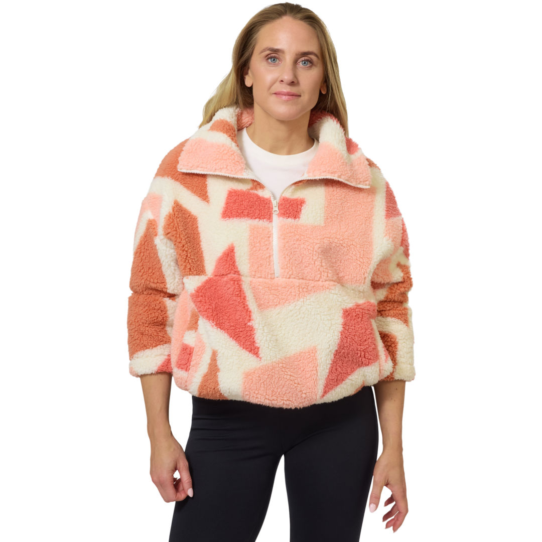 Firefly Soft Pile Halfzip W tröja Orange | INTERSPORT