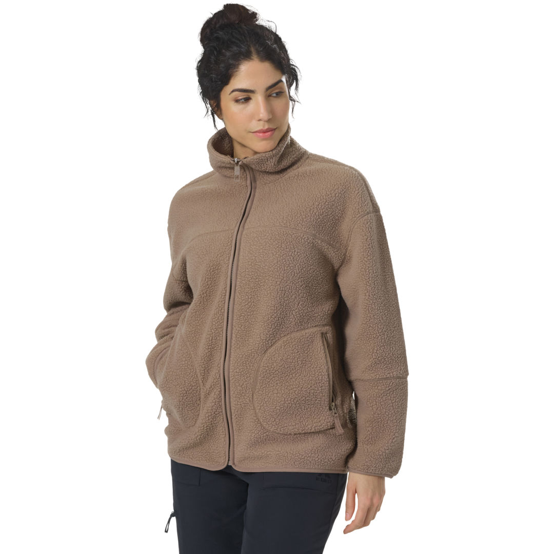 McKinley Luna Pile W fleecejacka Beige | INTERSPORT