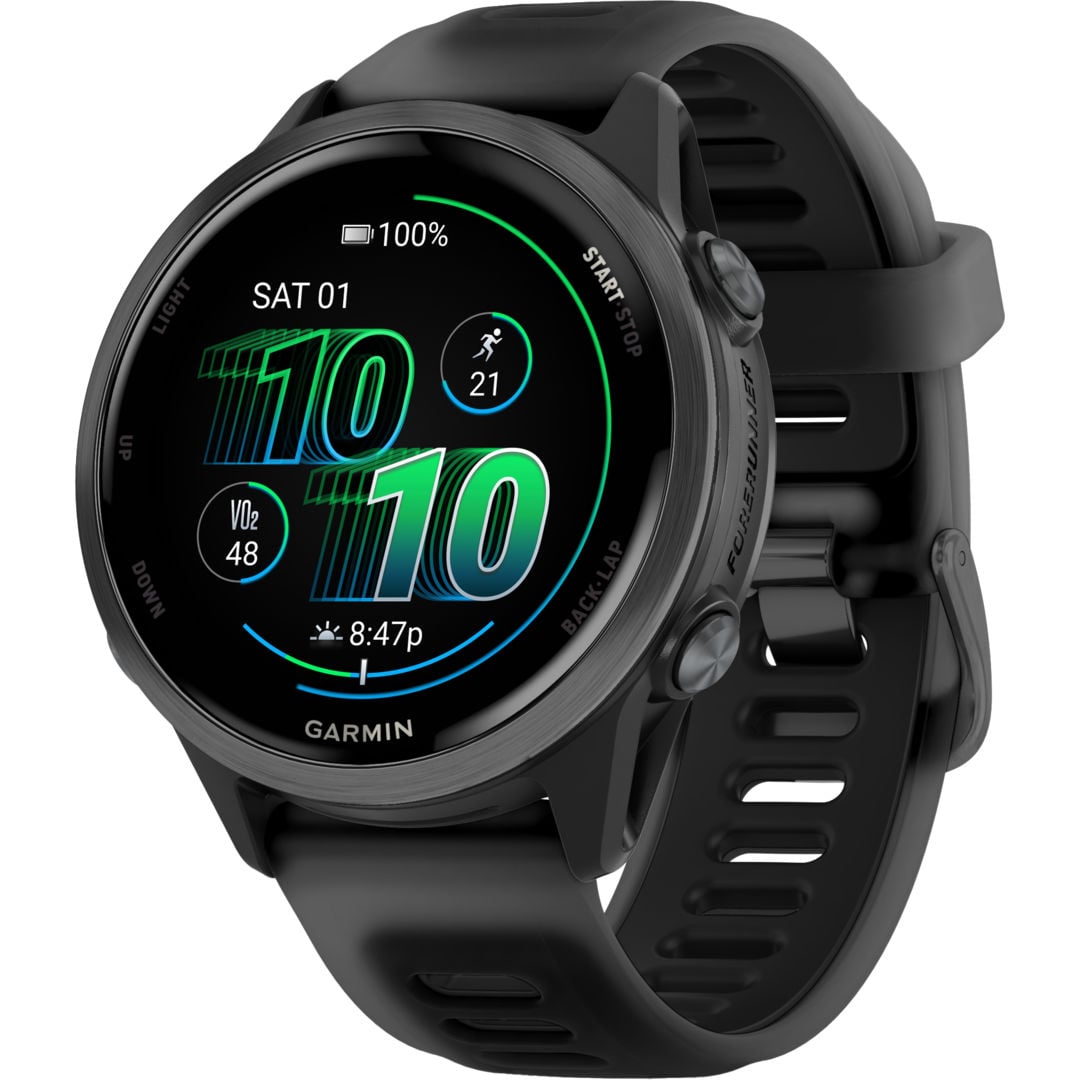 Garmin Forerunner 570 42 mm pulsklocka Svart | INTERSPORT