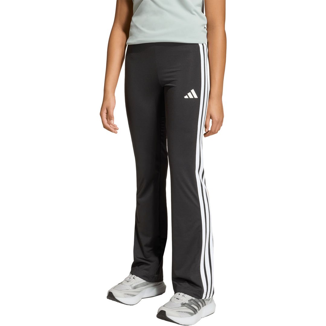 adidas Train Essentials 3-Stripes Flared JR träningstights Svart ...
