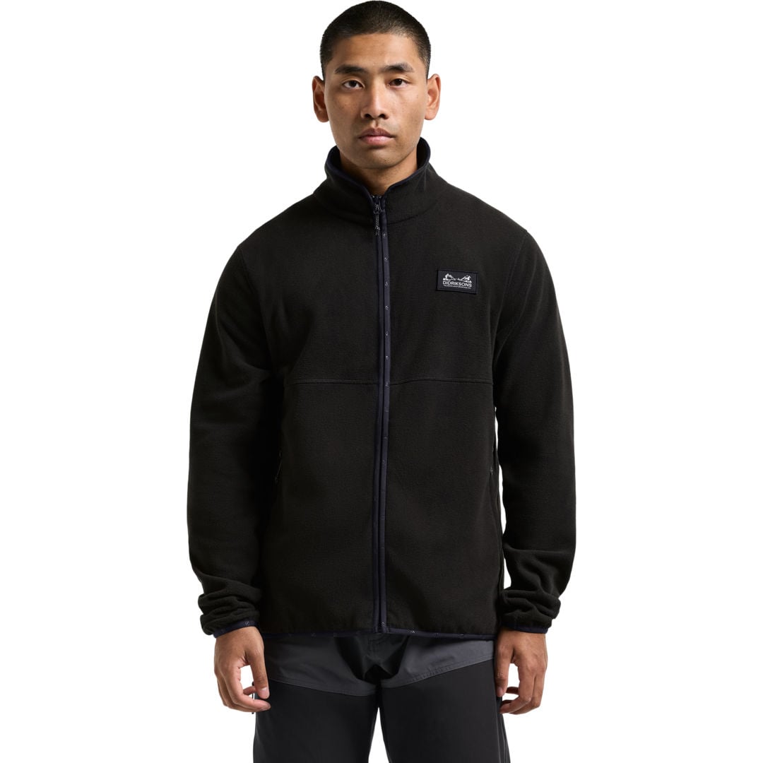 Didriksons Vito M fleecejacka Svart | INTERSPORT