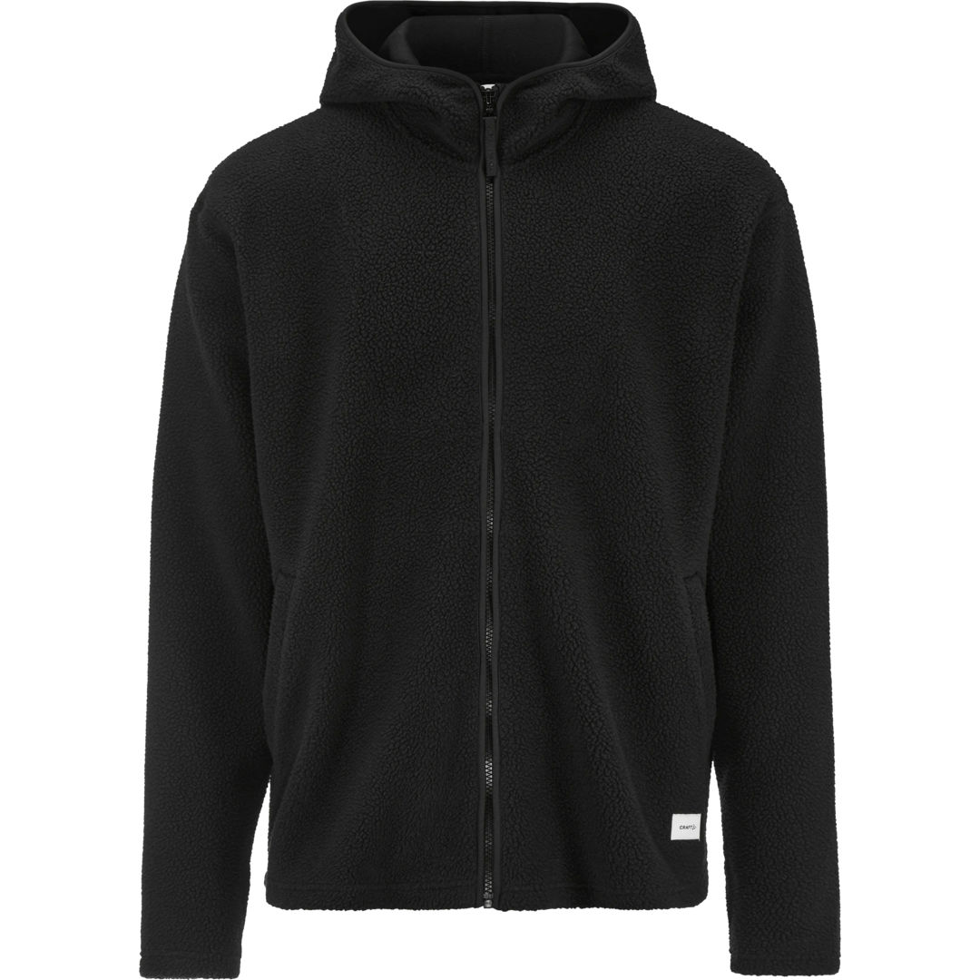 Craft Join Pile Fleece M fleecejacka Svart | INTERSPORT
