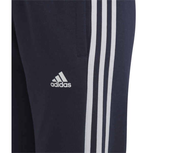 adidas Essentials 3-Stripes Fleece JR mjukisbyxor - LEGINK/WHITE - Köp ...